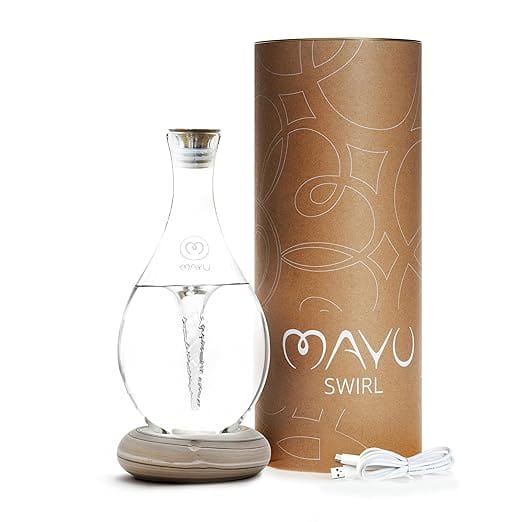 LUIA | MAYU Swirl Water Carafe – Structured, Vortex-Enhanced Hydration